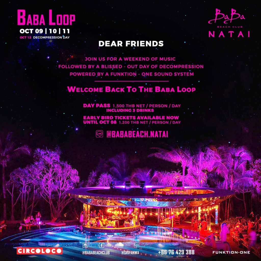 Baba Beach Club Natai presents:The return of the Baba Loop – Lifestyle ...