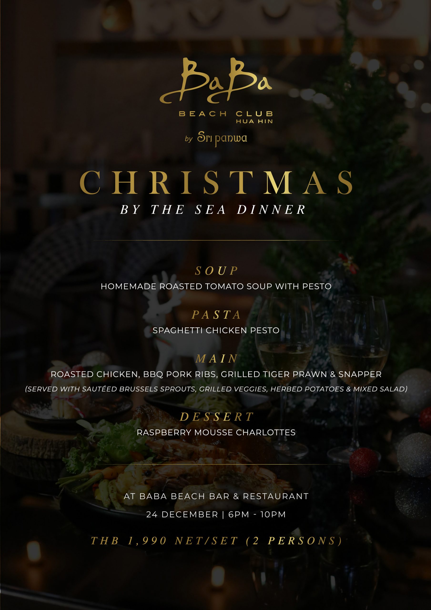 Where to eat Christmas dinner in Hua Hin 2024 - Hua Hin Today